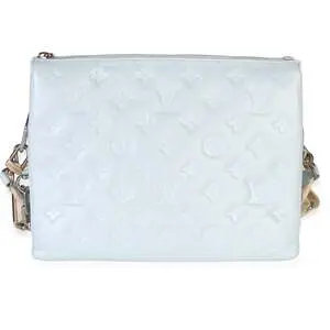 LOUIS VUITTON Light Monogram Embossed Lambskin Coussin Pm
