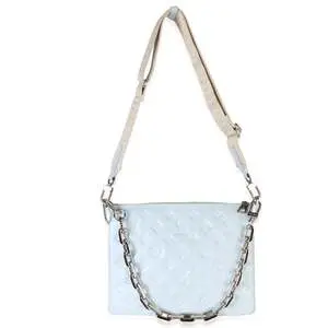 LOUIS VUITTON Light Monogram Embossed Lambskin Coussin Pm
