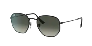 Ray-ban Sunglass Hexagonal Grey Gradient