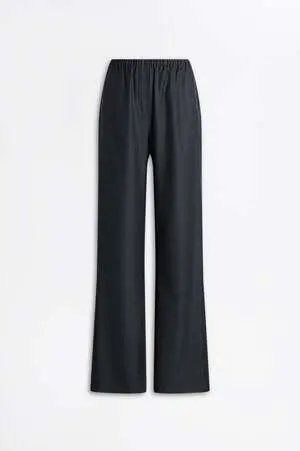 Scanlan Theodore Flannel Elastic Casing Trouser - Pepper