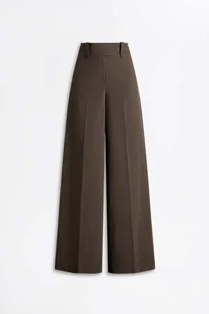 Scanlan Theodore Cotton Twill Cargo Waist Trouser - Cigar
