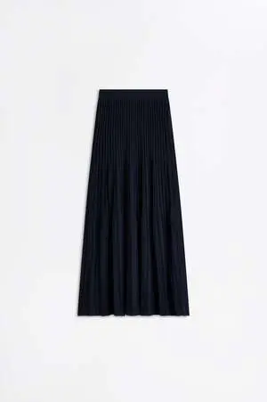 Scanlan Theodore Pleat Variegated Stitch Skirt