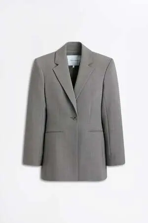 Scanlan Theodore Soft Tailored One Button Jacket - Mink