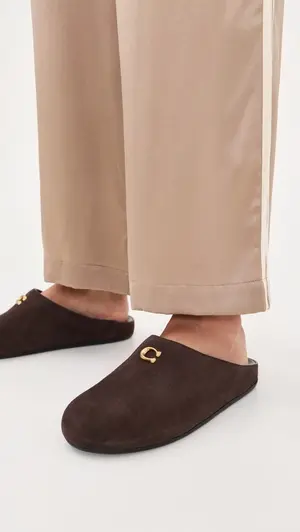 COACH Sculpted C Soft Mules