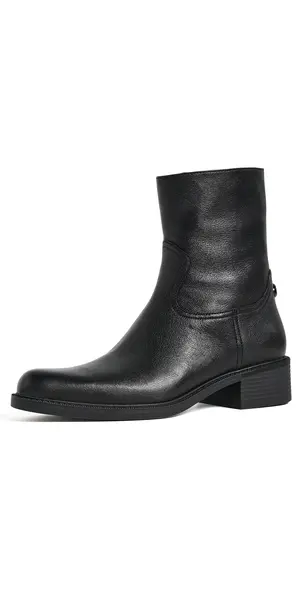COACH Sculpted C Pointed Toe Booties