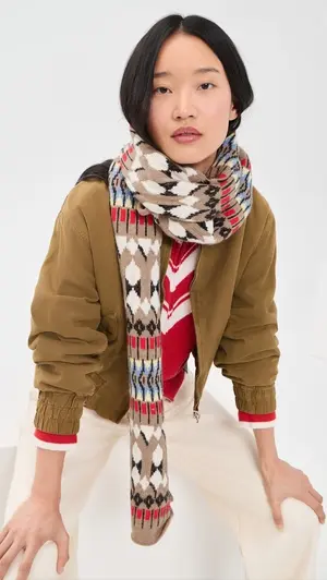 Polo Ralph Lauren Chunky Fair Isle Scarf