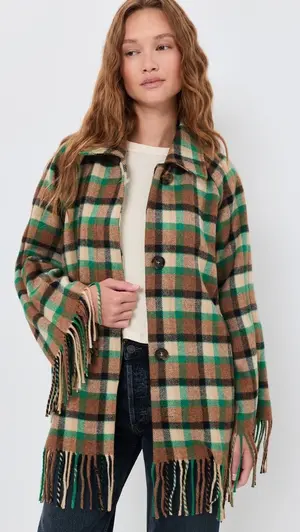 Rodebjer Yuna Short Check Jacket