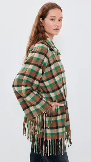 Rodebjer Yuna Short Check Jacket