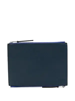 Paul Smith Wallet Zipper Pouch "travel Zip Pch - Blue
