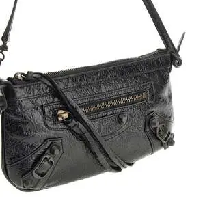 Balenciaga Le City' Arena Leather Pouch