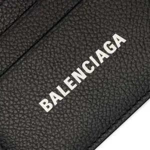 Balenciaga Grained Leather Cash Cardholder