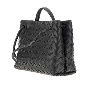 Bottega Veneta Small Andiamo Bag - Black