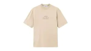 Stone Island Print Regularfit T-shirt - Beige