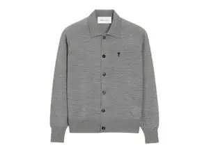 AMI Paris De Coeur Cardigan Merino Wool Jacket