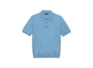 Prada Superfine Wool Polo Shirt