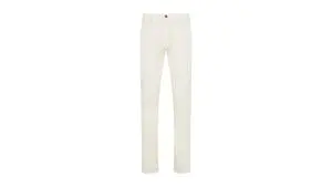 TOM FORD Logo Patch Slim Jeans - Beige/creme