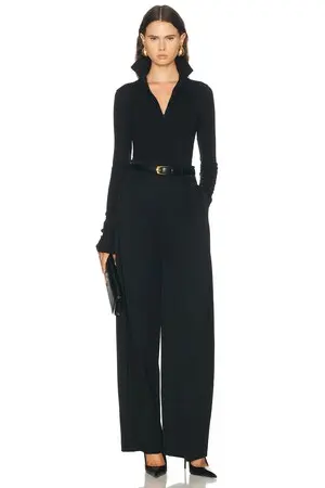 MUGLER Quarter Zip Top
