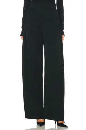 MUGLER High Waist Masculine Straight Pant