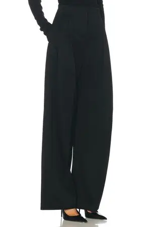 MUGLER High Waist Masculine Straight Pant