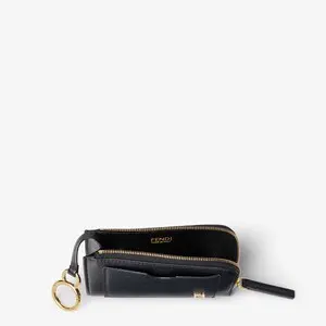 Fendi Ff Card Case Pouch - Black