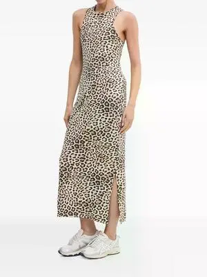 PUMA Leo Luxe Leopard-print Maxi Dress