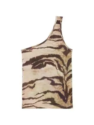 BASERANGE Speck One-shoulder Top - Neutrals
