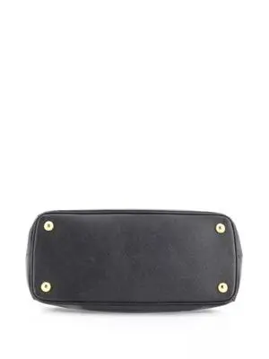 Prada Galleria Double Zip Saffiano Leather Small Tote Bag