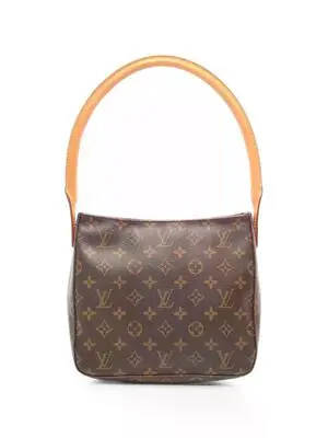 LOUIS VUITTON 2001 Mm Looping Monogram Tote Bag