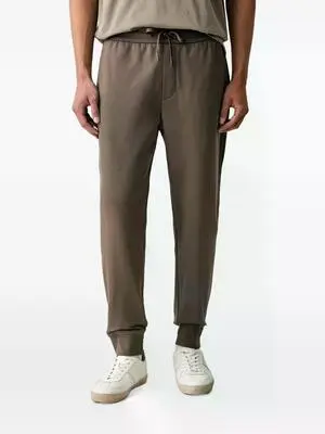 Armani Exchange Logo-print Drawstring Track Pants - Brown