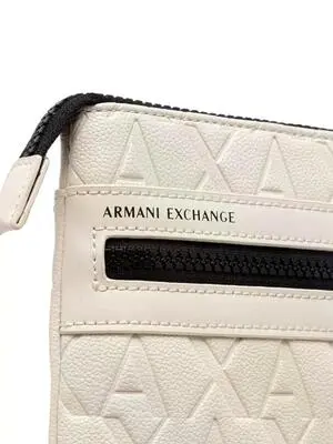 Armani Exchange Logo-embossed Messenger Bag