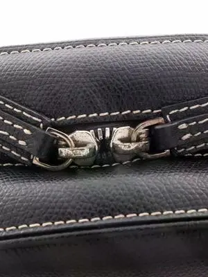 Loewe 2010s Senda Buckle-strap Leather Tote Bag