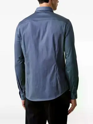 Armani Exchange Logo-embroidered Slim-fit Shirt