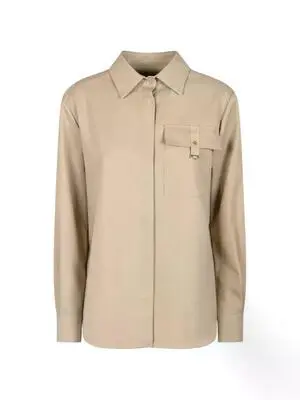 Herno Flap-pocket Long-sleeve Shirt - Neutrals