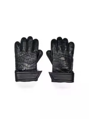 MELROSE HIGH X Lotto Iron Will Goalie Crocodile-effect Gloves
