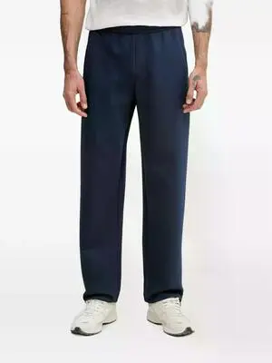 Armani Exchange Drawstring-hem Track Pants - Blue
