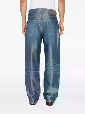 Our Legacy Faded-effect Straight-leg Jeans