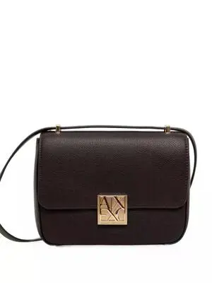 Armani Exchange Logo-plaque Cross Body Bag - Brown