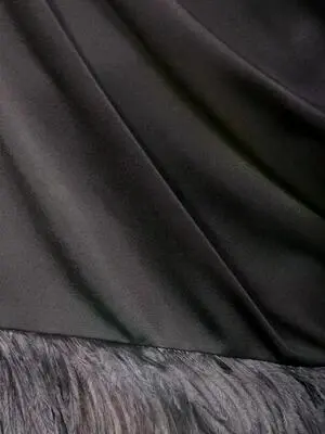 Fabiana Filippi Feather-trim Draped Top