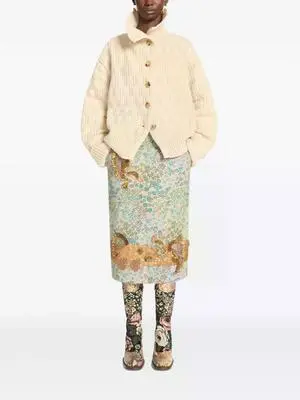 Dries Van Noten Textured Wool Cardigan