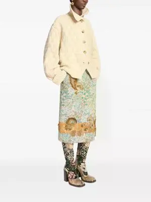 Dries Van Noten Textured Wool Cardigan