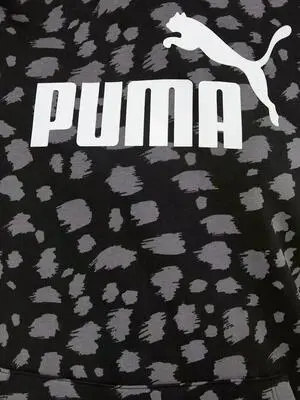 PUMA Leopard Print Drawstring Hoodie