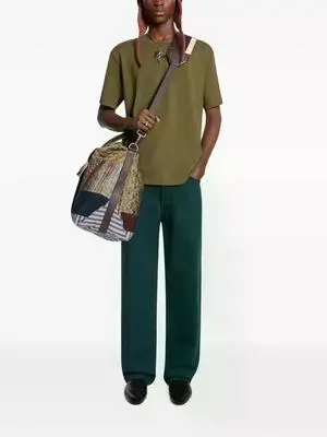 Dries Van Noten Large Embroidered Tote Bag