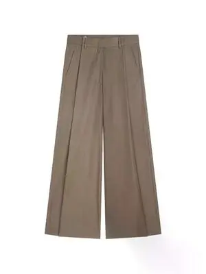 Dries Van Noten Wide-pleated Cotton Pants