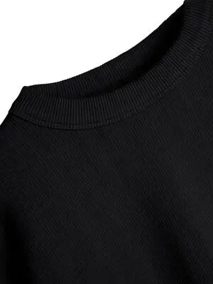 You Must Create Studio Raw-edge Sweatshirt - Black