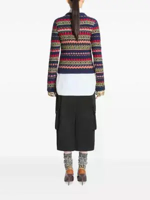 Dries Van Noten Jacquard Wool Sweater