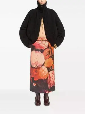 Dries Van Noten Textured Wool Cardigan With Puff Stitch Detail