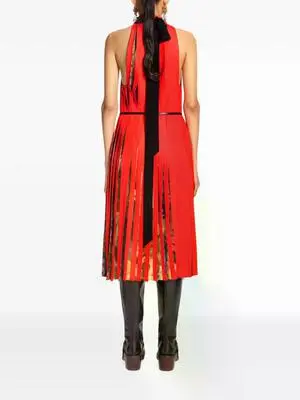 Dries Van Noten Printed Pleated Dress