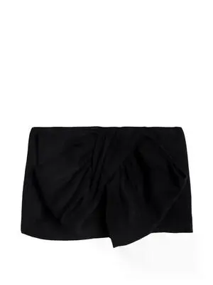 7 For All Mankind Mini Skirt With Bow Detail