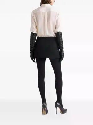 7 For All Mankind Mini Skirt With Bow Detail