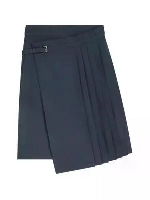 Dries Van Noten Pleated Wool Kilt